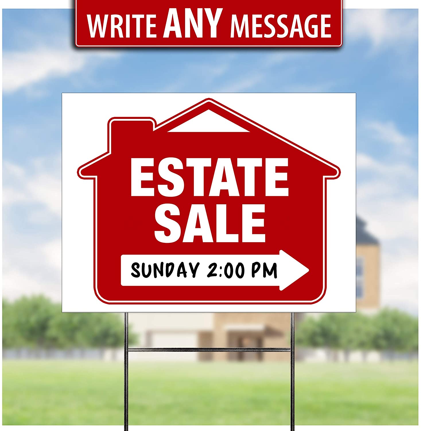 Estate Sale Signs with Stakes | 24" x 18" | Sign Hero – SignHero