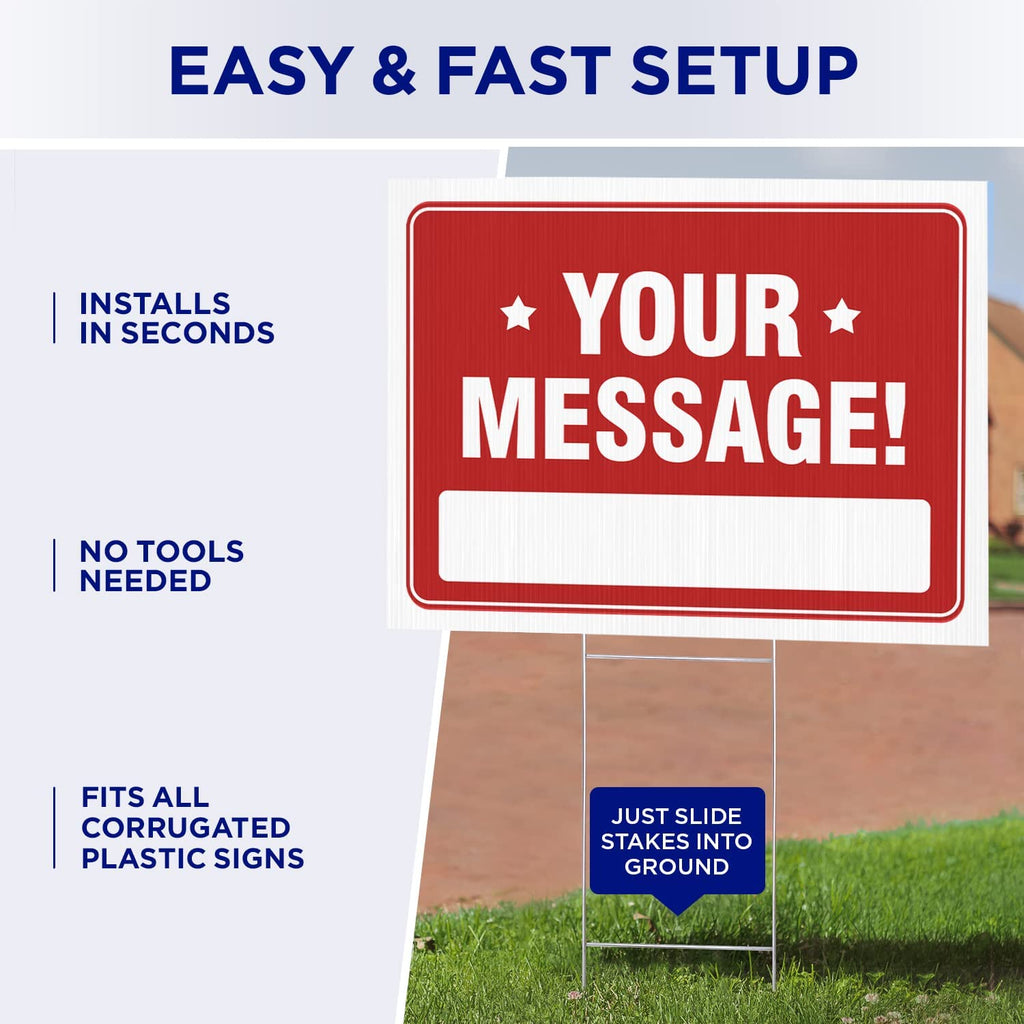 Yard Sign Stakes (30" Tall) | SignHero